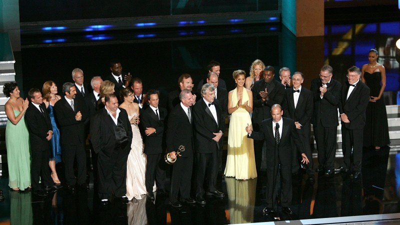 Cast of 24 Backstage After Winning Outstanding Drama Series at 2006 ...