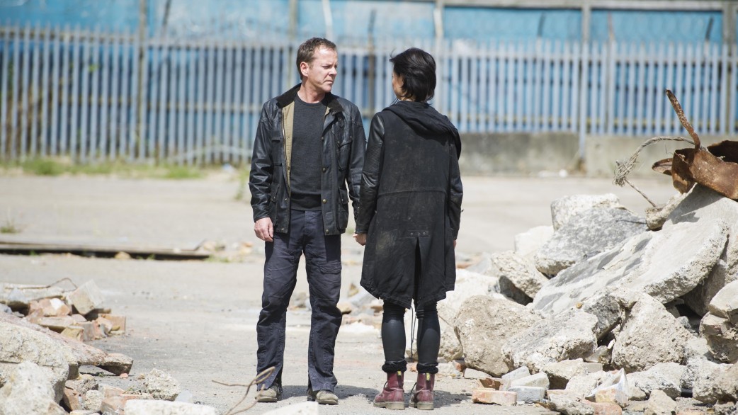Jack Bauer (Kiefer Sutherland) and Chloe O'Brian (Mary Lynn Rajskub ...