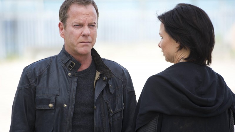 Jack Bauer (Kiefer Sutherland) and Chloe O'Brian (Mary Lynn Rajskub ...