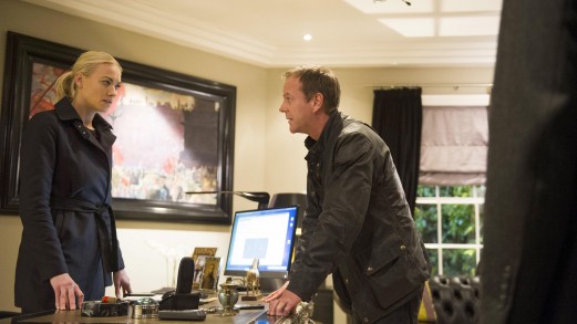 Jack Bauer (Kiefer Sutherland) and Chloe O'Brian (Mary Lynn Rajskub ...