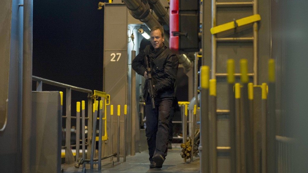 Jack Bauer (Kiefer Sutherland) and Chloe O'Brian (Mary Lynn Rajskub ...