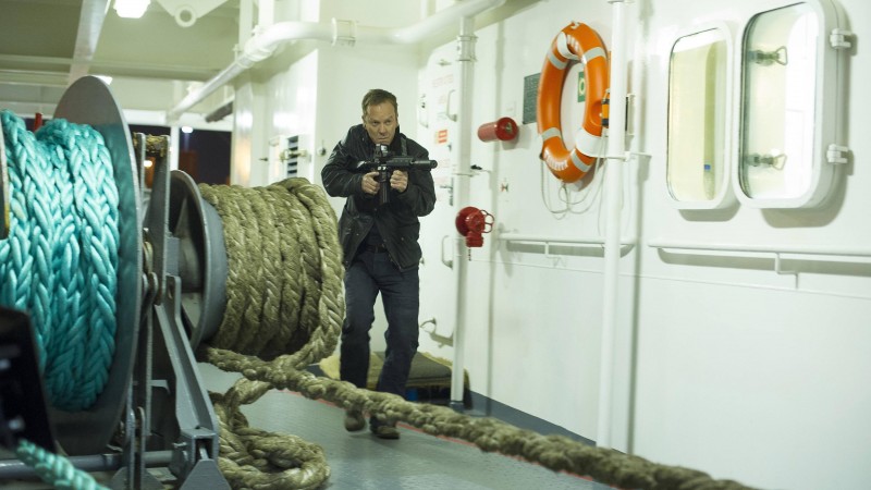 Jack Bauer (Kiefer Sutherland) and Chloe O'Brian (Mary Lynn Rajskub ...